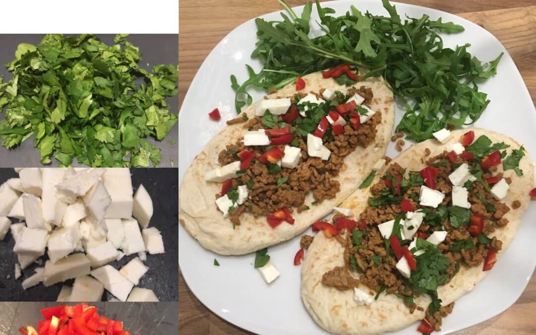 Mini Turkish-style pizzas | Paul Wallace Fitness