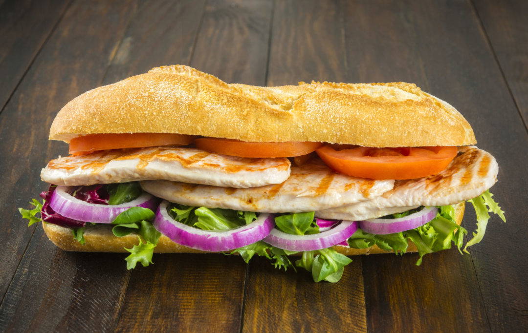 MARINATED JERK CHICKEN & CHILLI MAYO SUB - Paul Wallace Fitness