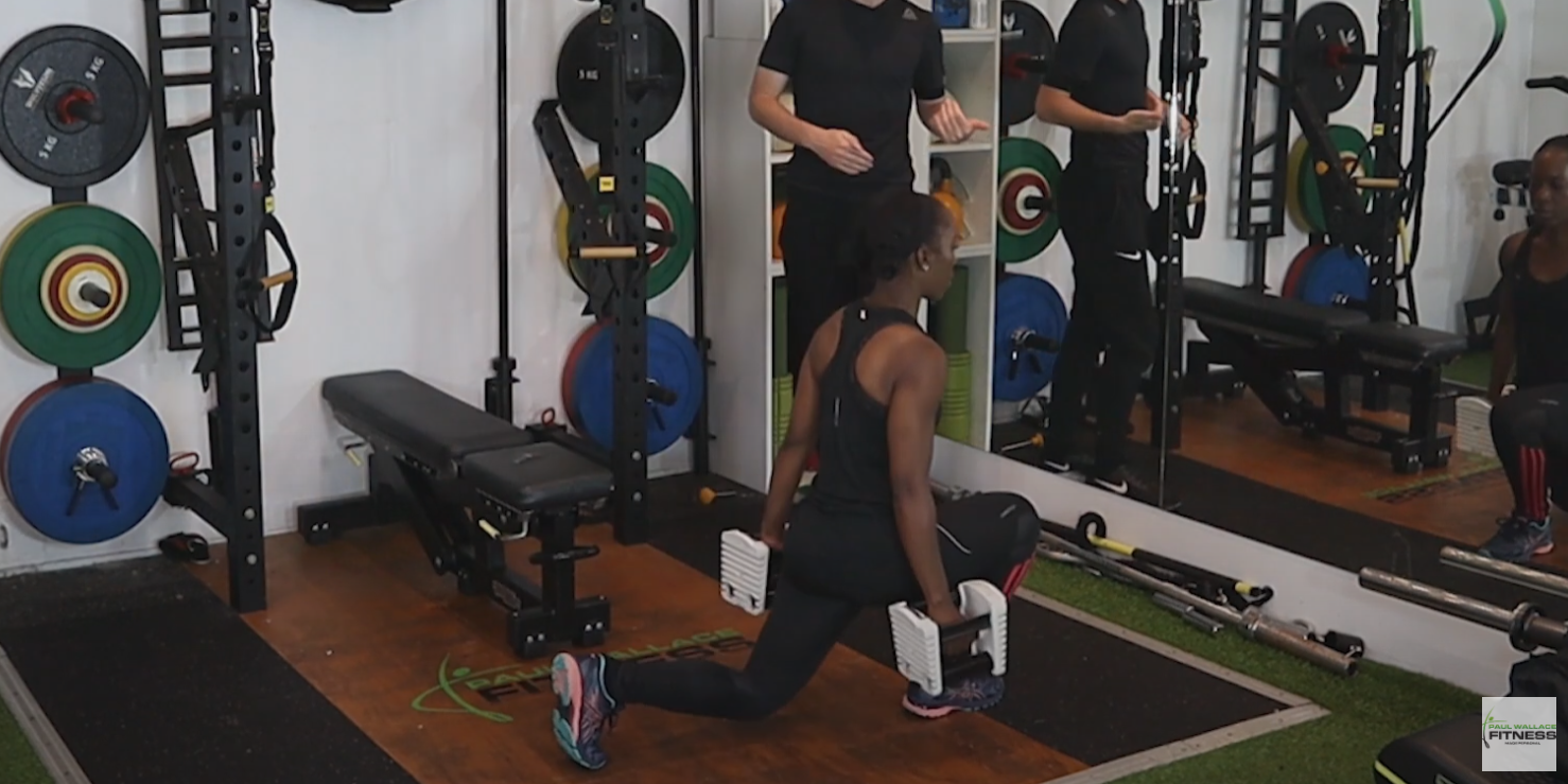 DB Lunge - Paul Wallace Fitness