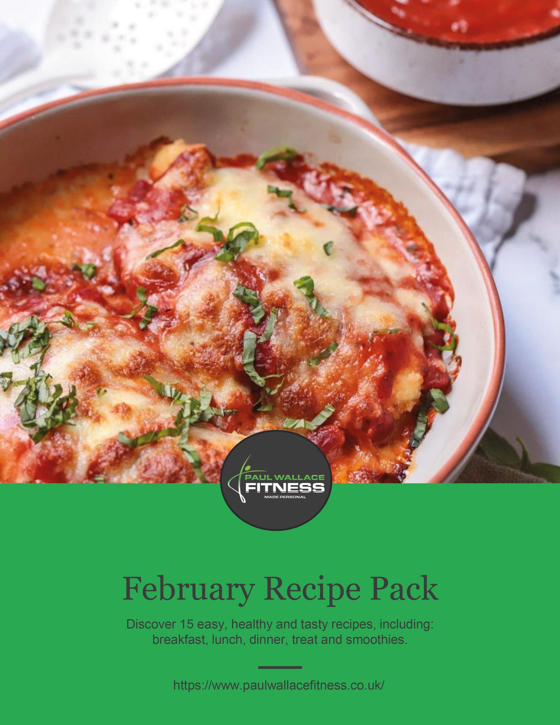 February Recipe Pack - Paul Wallace Fitness