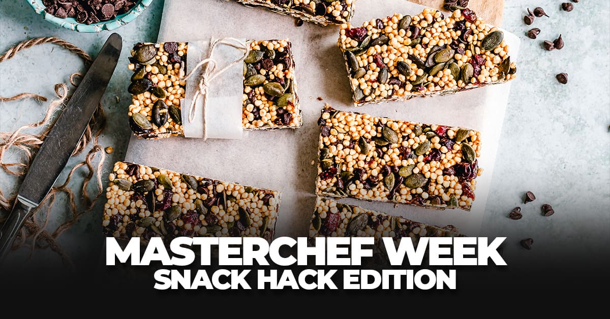 Masterchef - snack hack edition - Paul Wallace Fitness